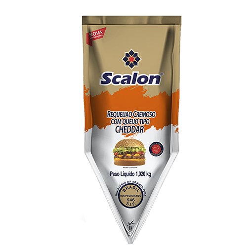 Requeijão Cremoso Com Queijo Tipo Cheddar Scalon